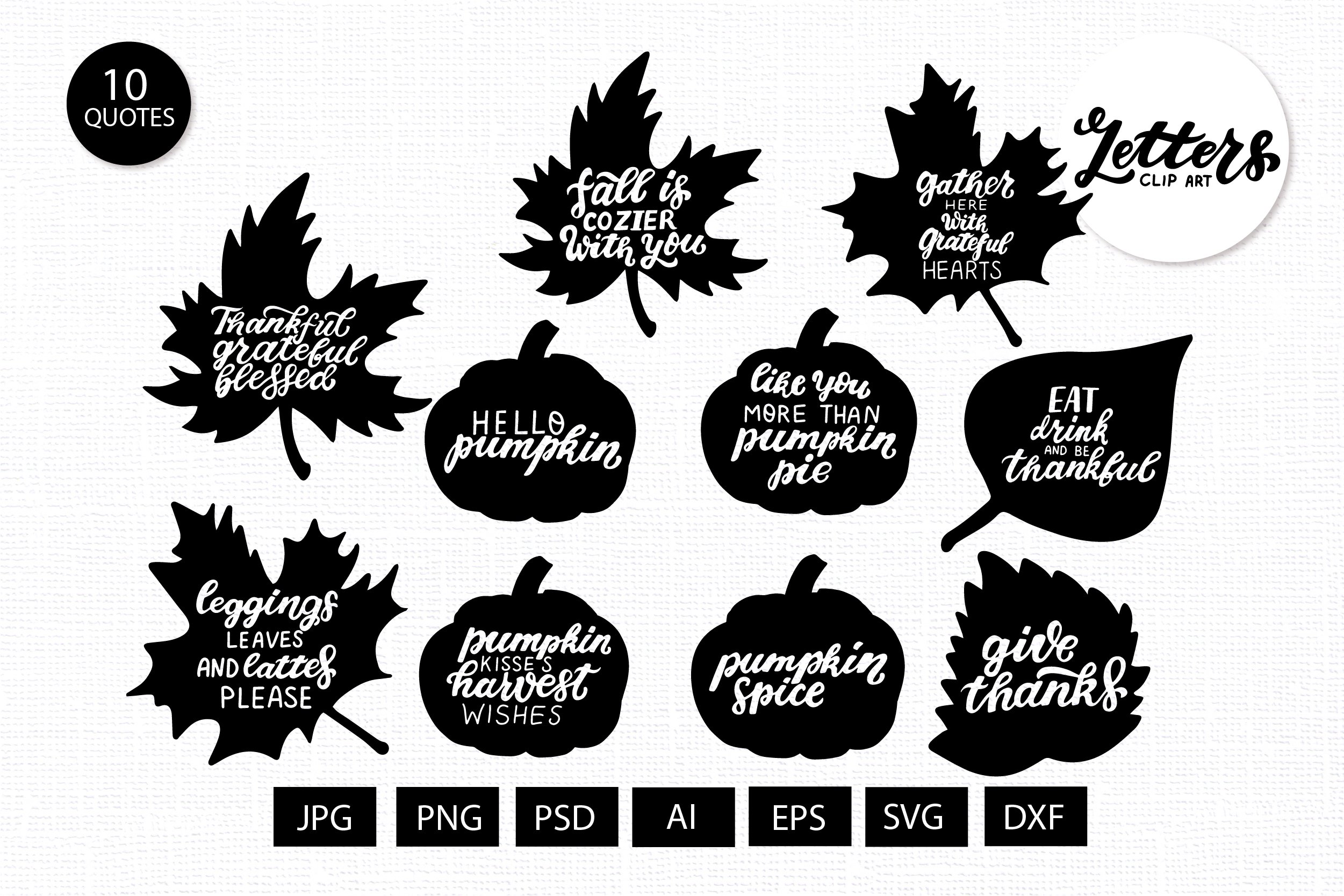 Autumn quotes svg. Harvest wishes svg, dxf. Cutout lettering