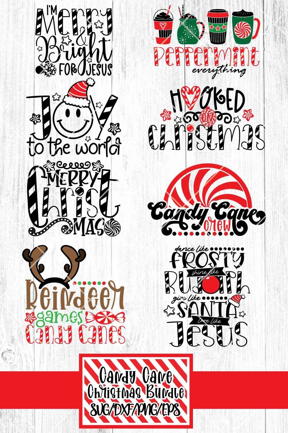 Christmas Bundle, Candy Cane Bundle, Peppermint (2153420)