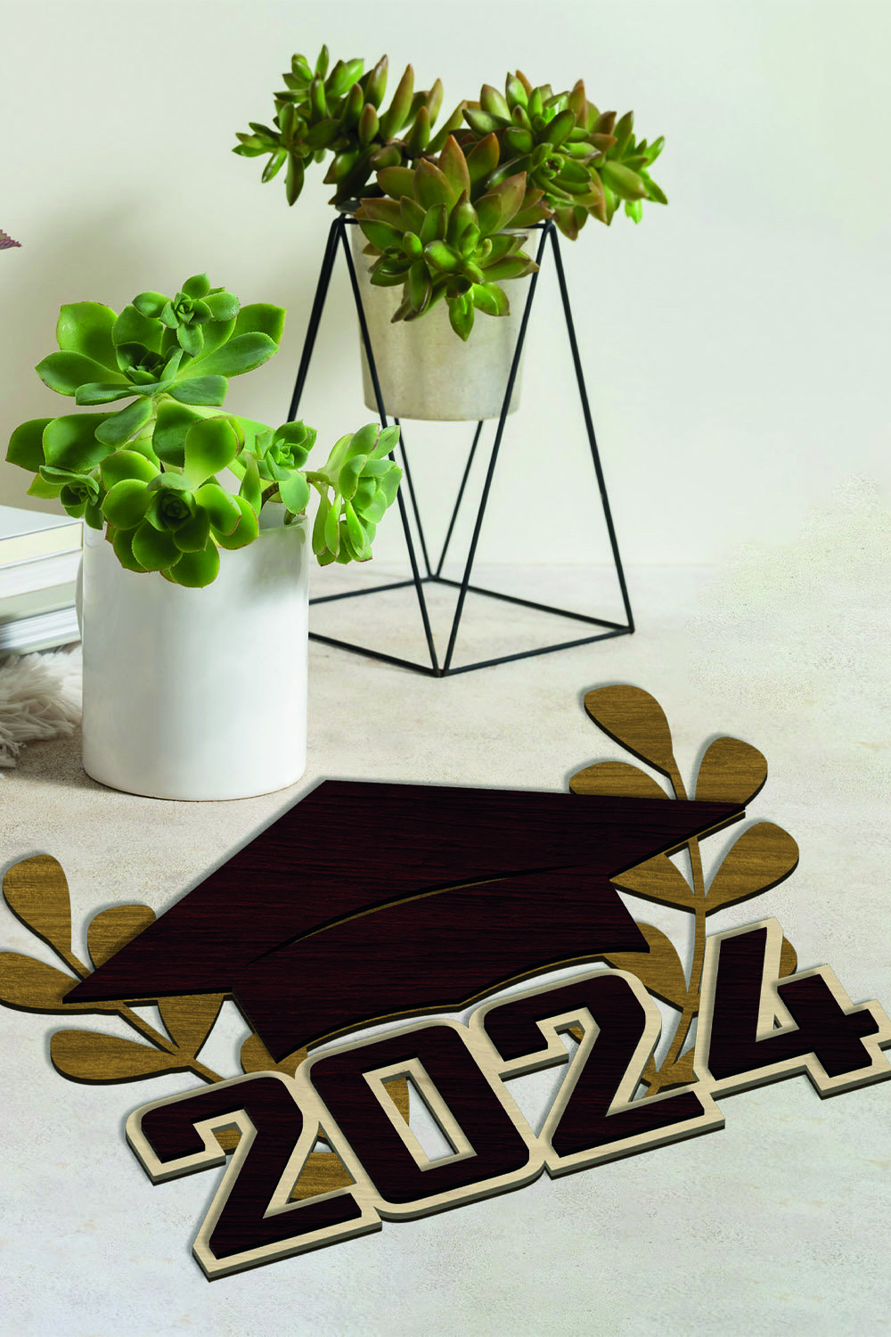 Graduation Cap Decorative Cut File