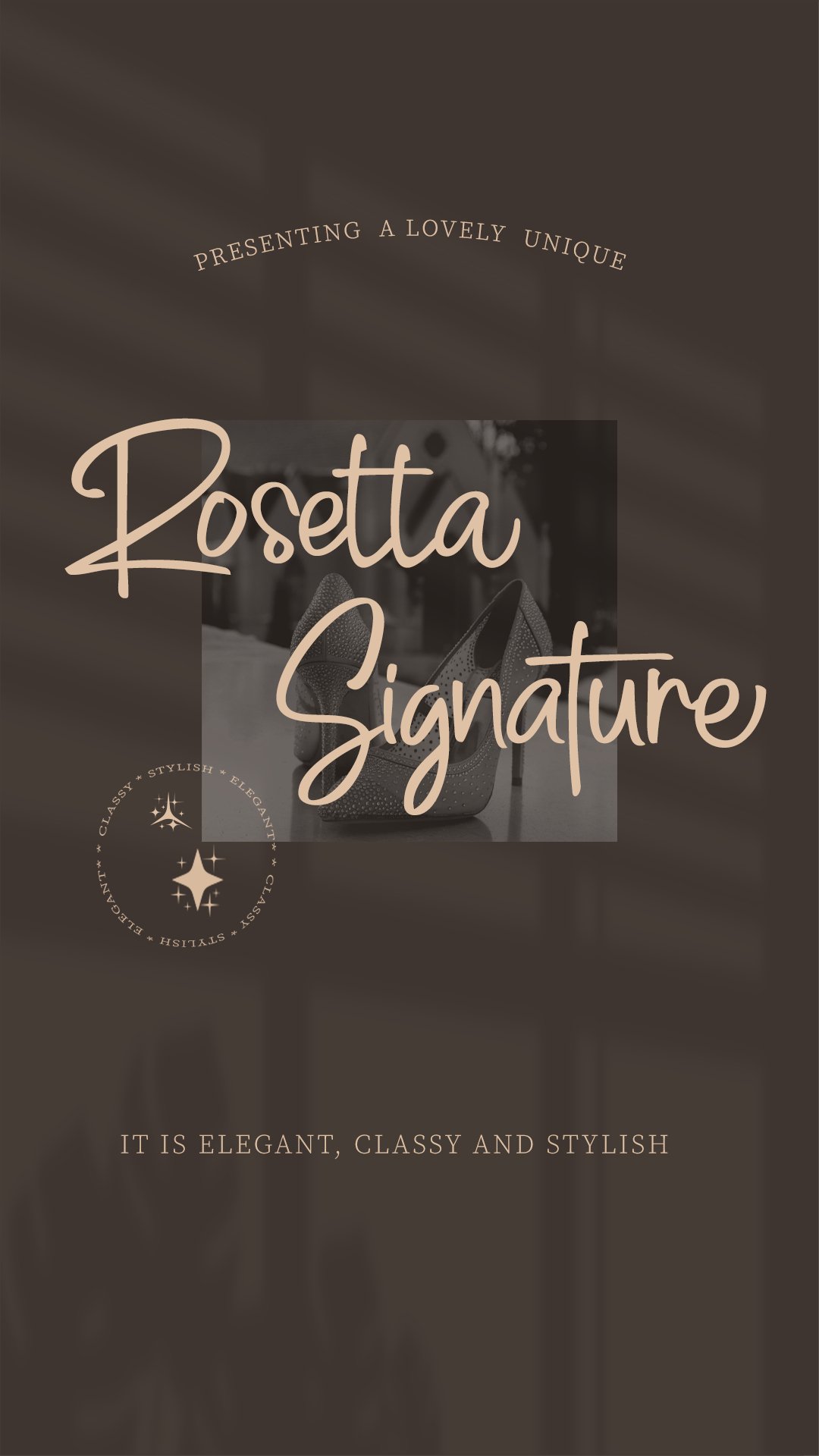 Rosetta Signature | Elegant Fashionable Signature Script