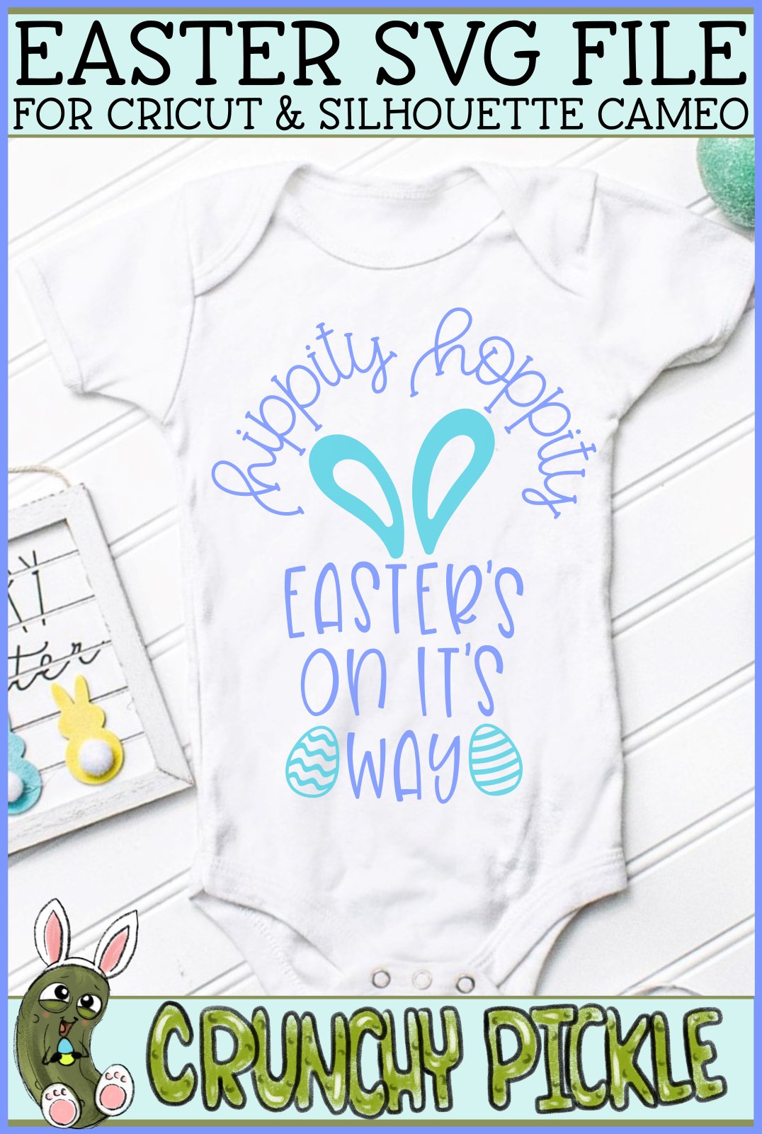 Hippity Hoppity Easter's on it's Way SVG File