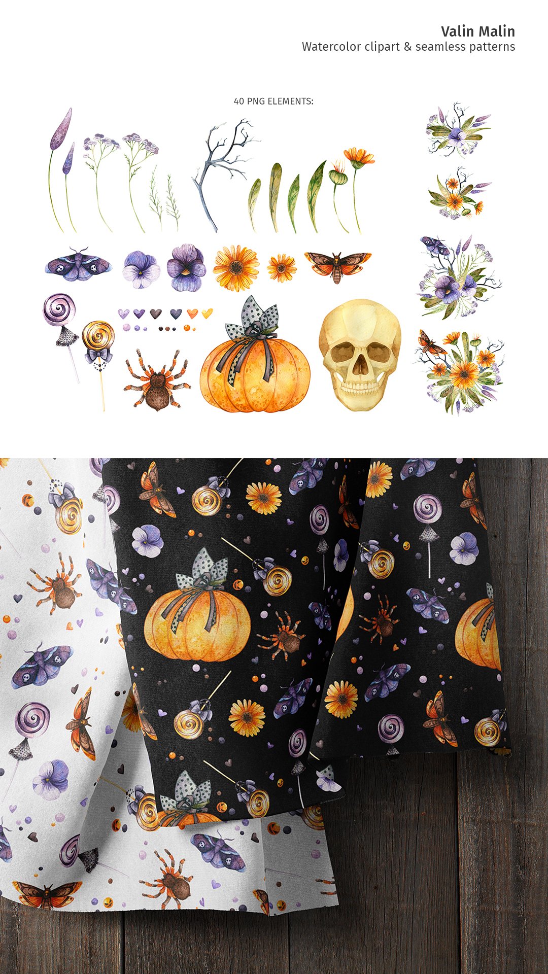 Halloween gothic clipart PNG