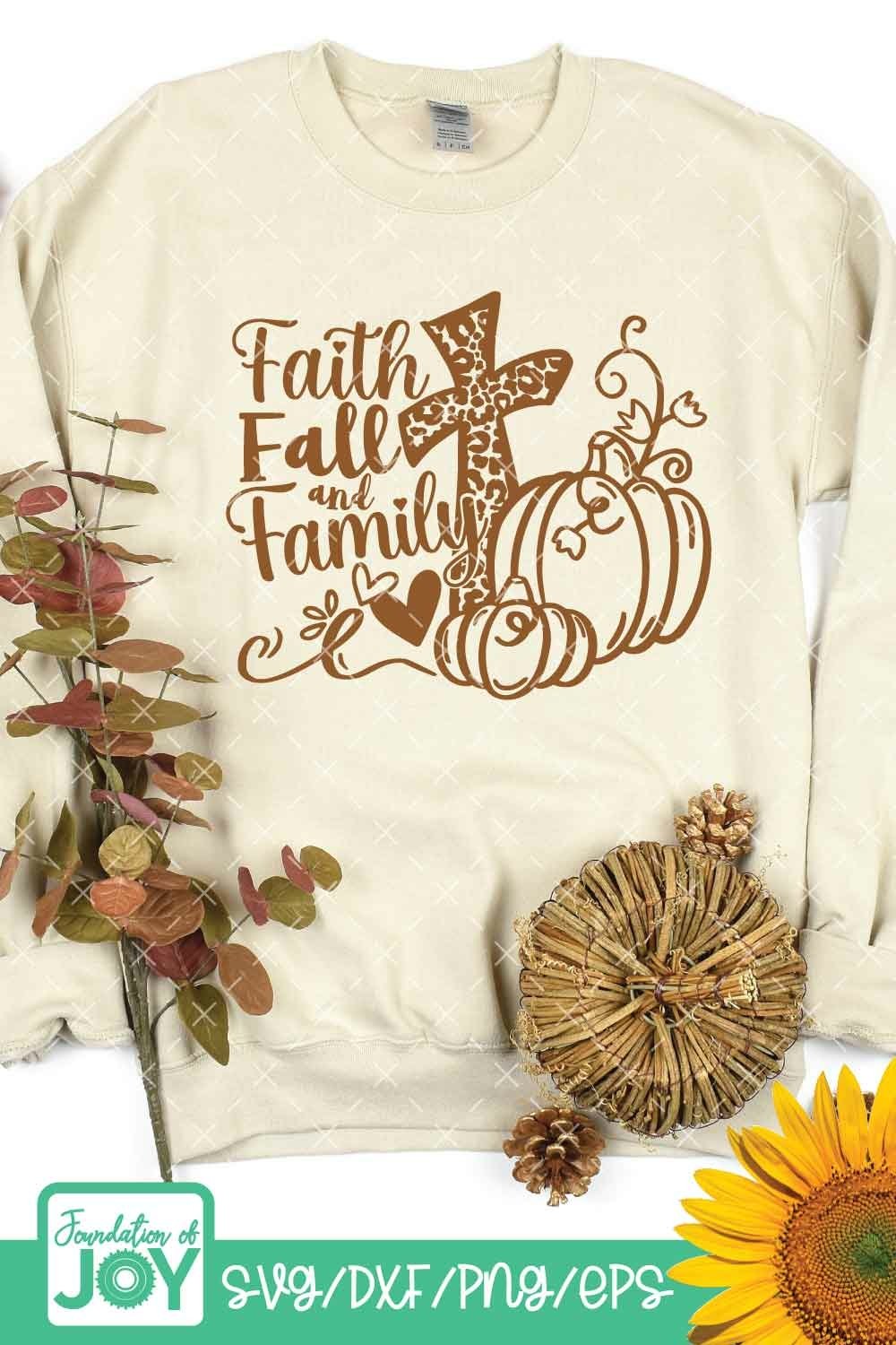 Faith fall and Family svg, Christian Fall svg, Pumpkins svg