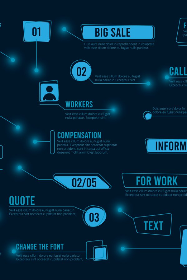 Callout boxes. Abstract text digital frames. Futuristic tech