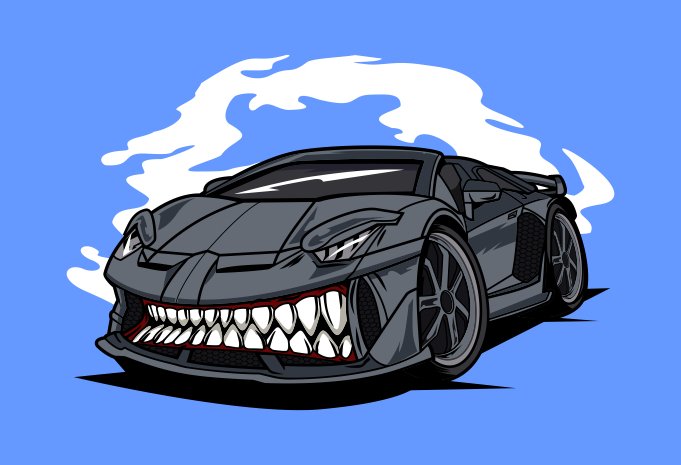 SHARK MONSTER CAR
