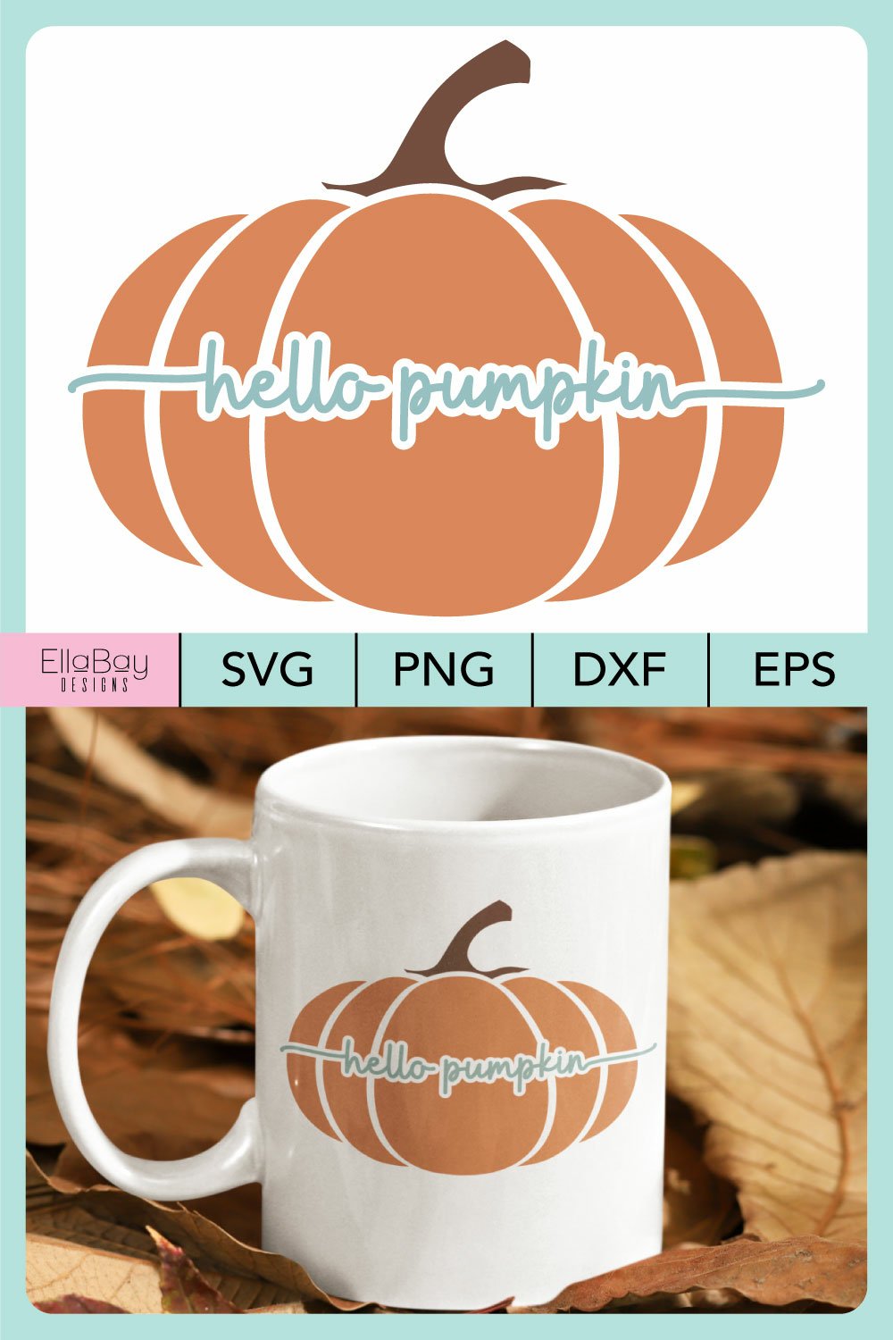 Hello Pumpkin SVG | Fall SVG