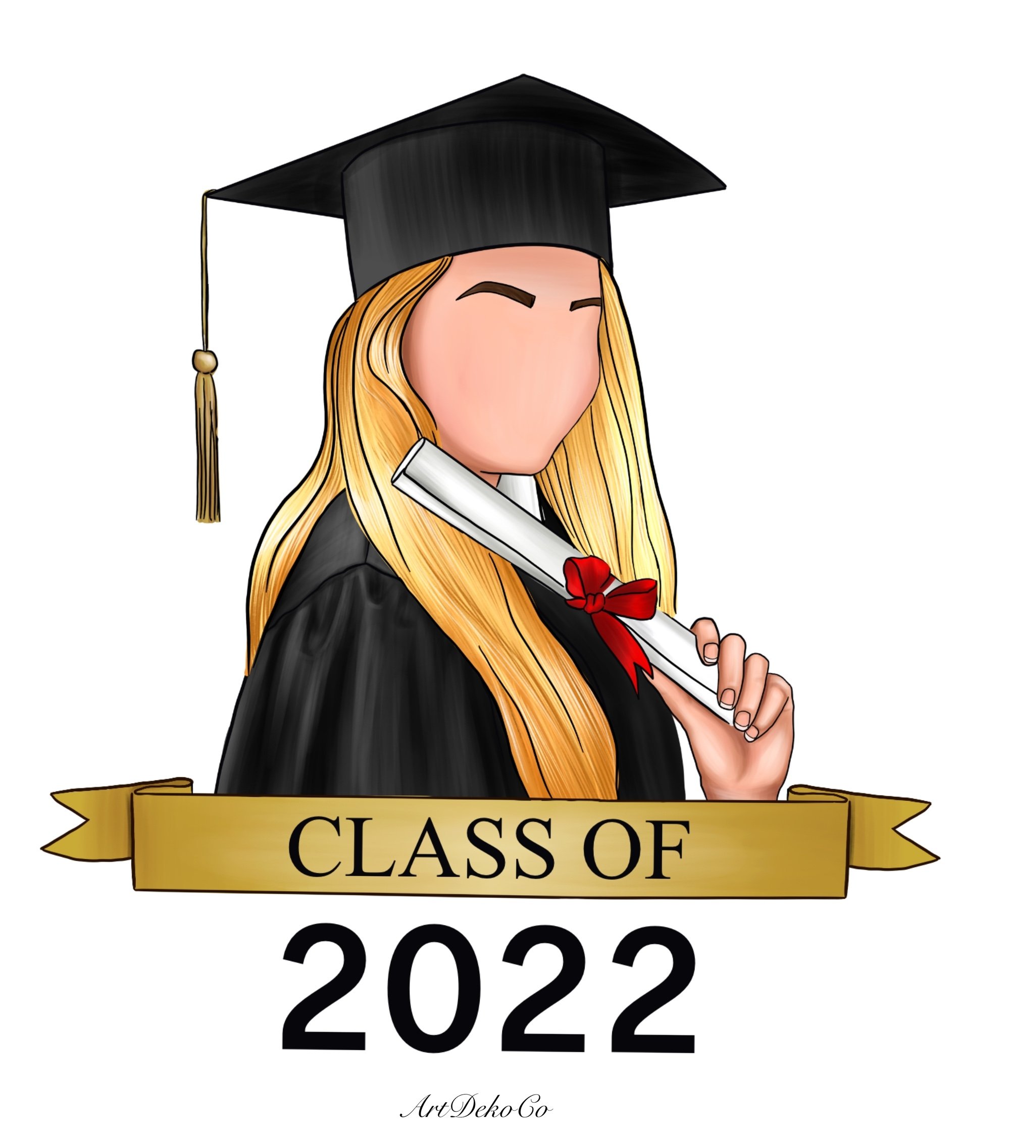 Graduate. Faceless graduate. Graduate gift.