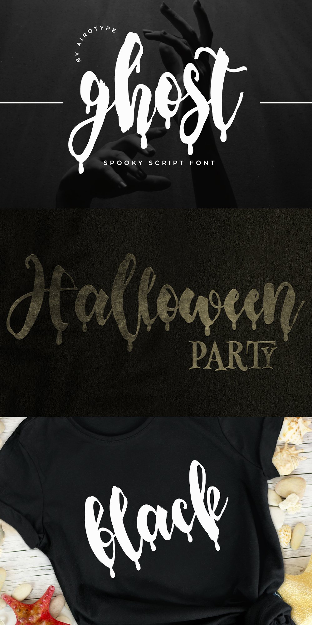 Ghost Font - Spooky Halloween Handwritten Font