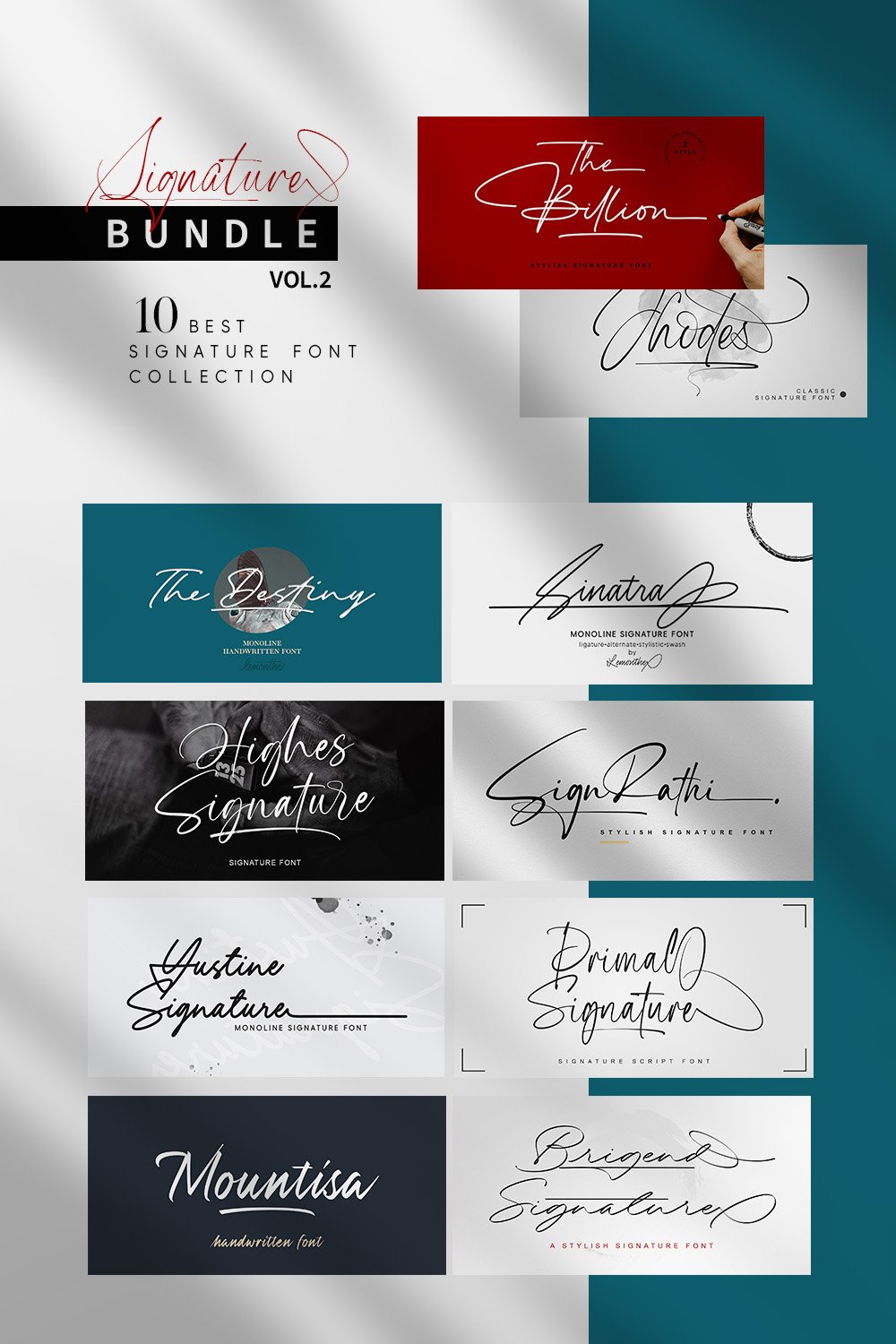 Signature Font Bundle Vol.2