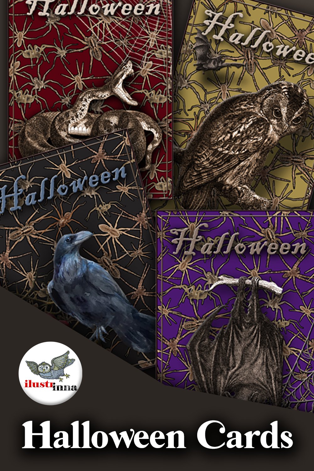 Halloween Printable Nightmare Art Cards
