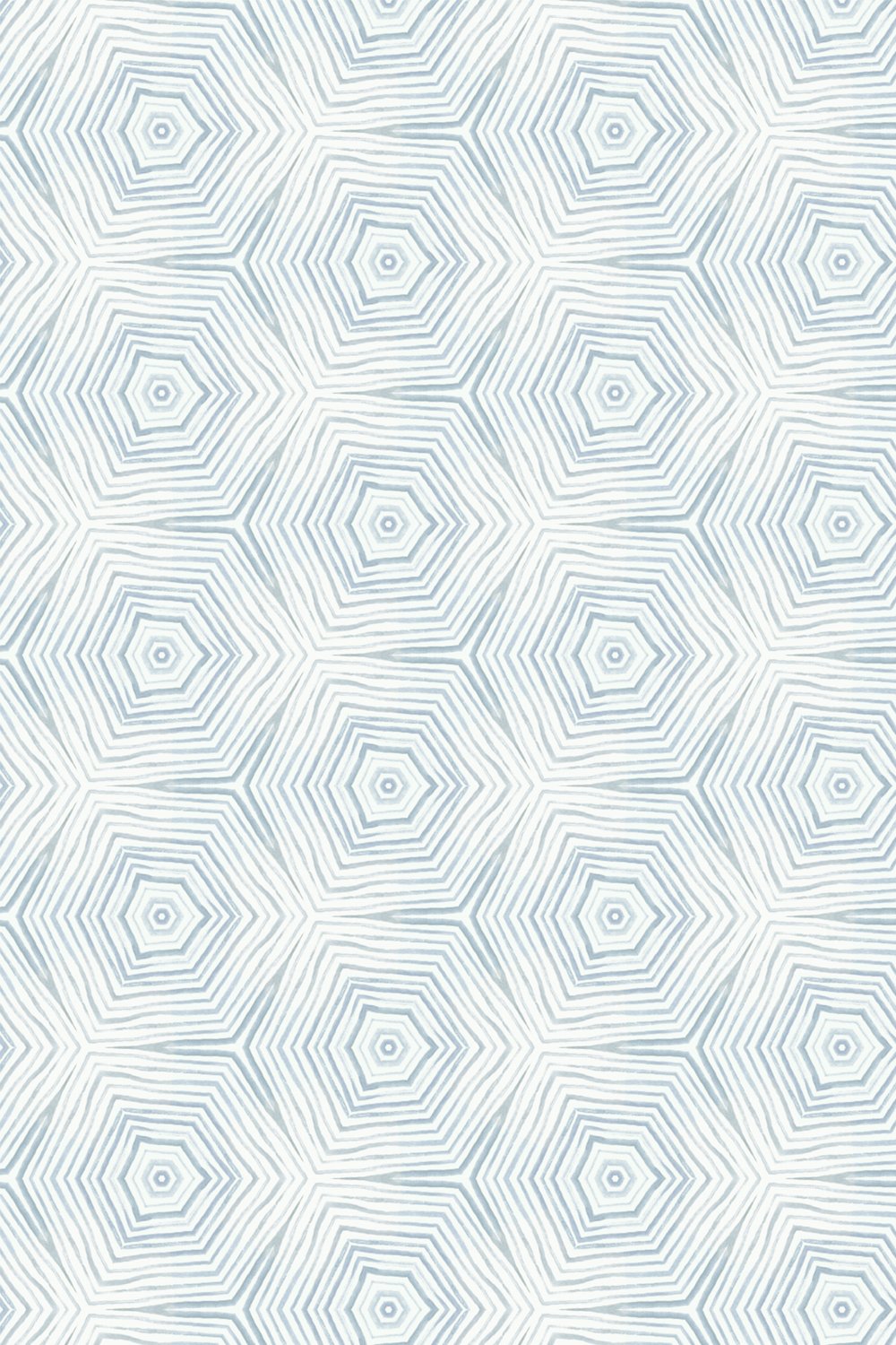 Abstract Blue Line Watercolor Seamless Patterns