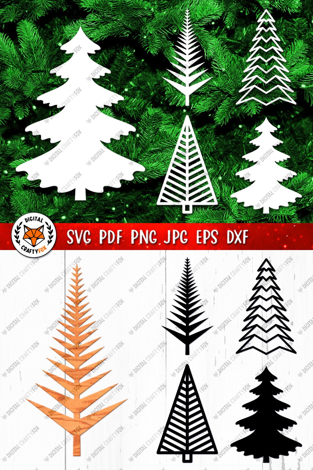Christmas Tree SVG, Christmas Tree Ornament Paper Cut
