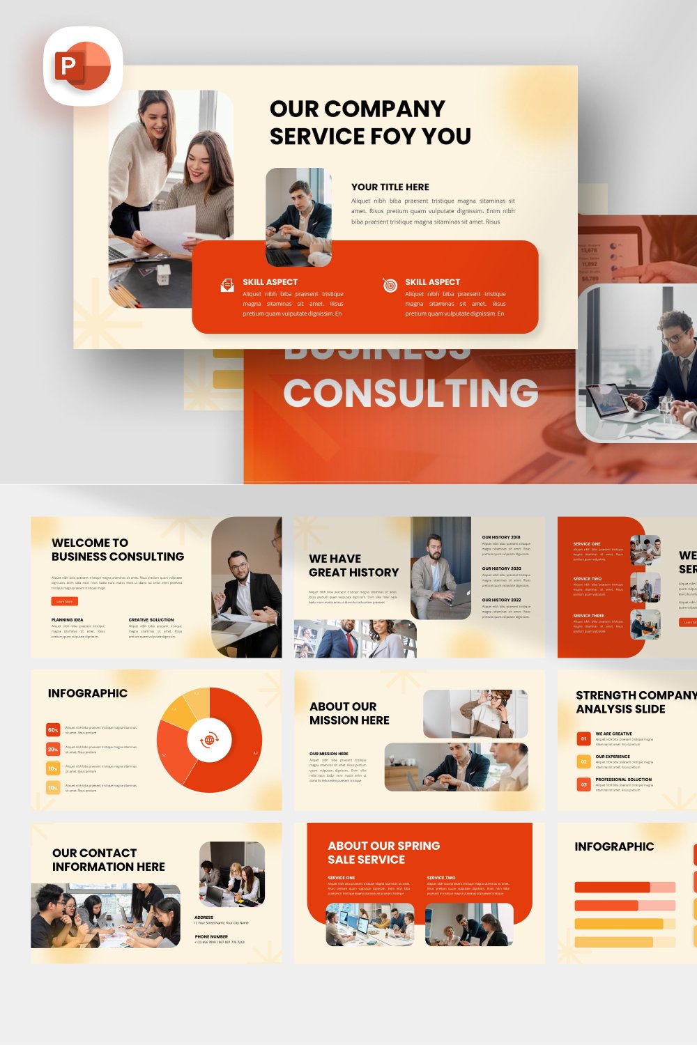 Business Consultant Presentation Template