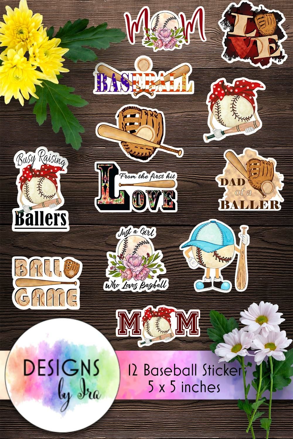 Baseball Stickers Bundle | Baseball MOM Sticker