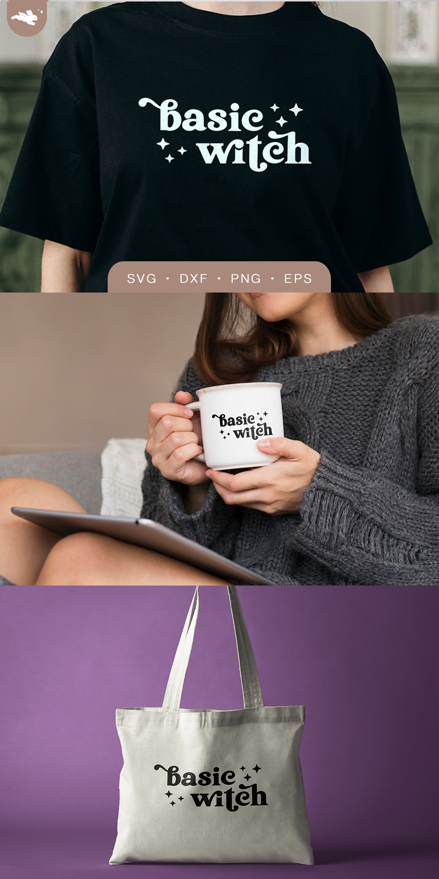 Basic Witch SVG file, Halloween SVG sign
