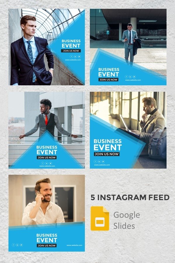 Instagram Feed Template - Business Event (890602)