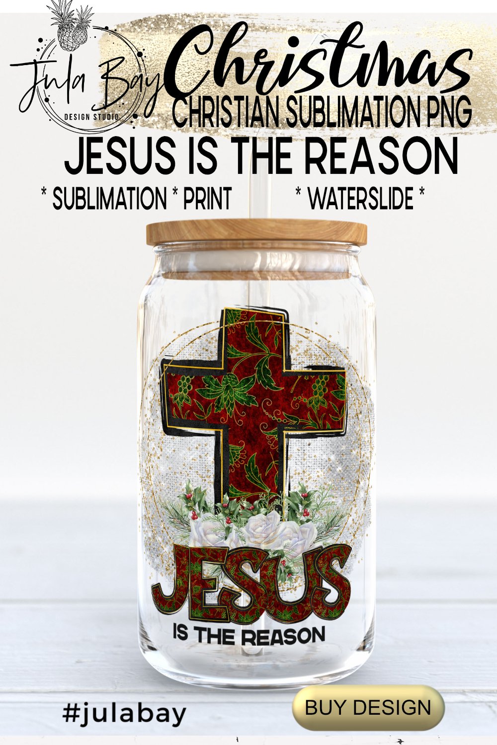 Jesus is the Reason PNG | Religious Christmas Sublimation