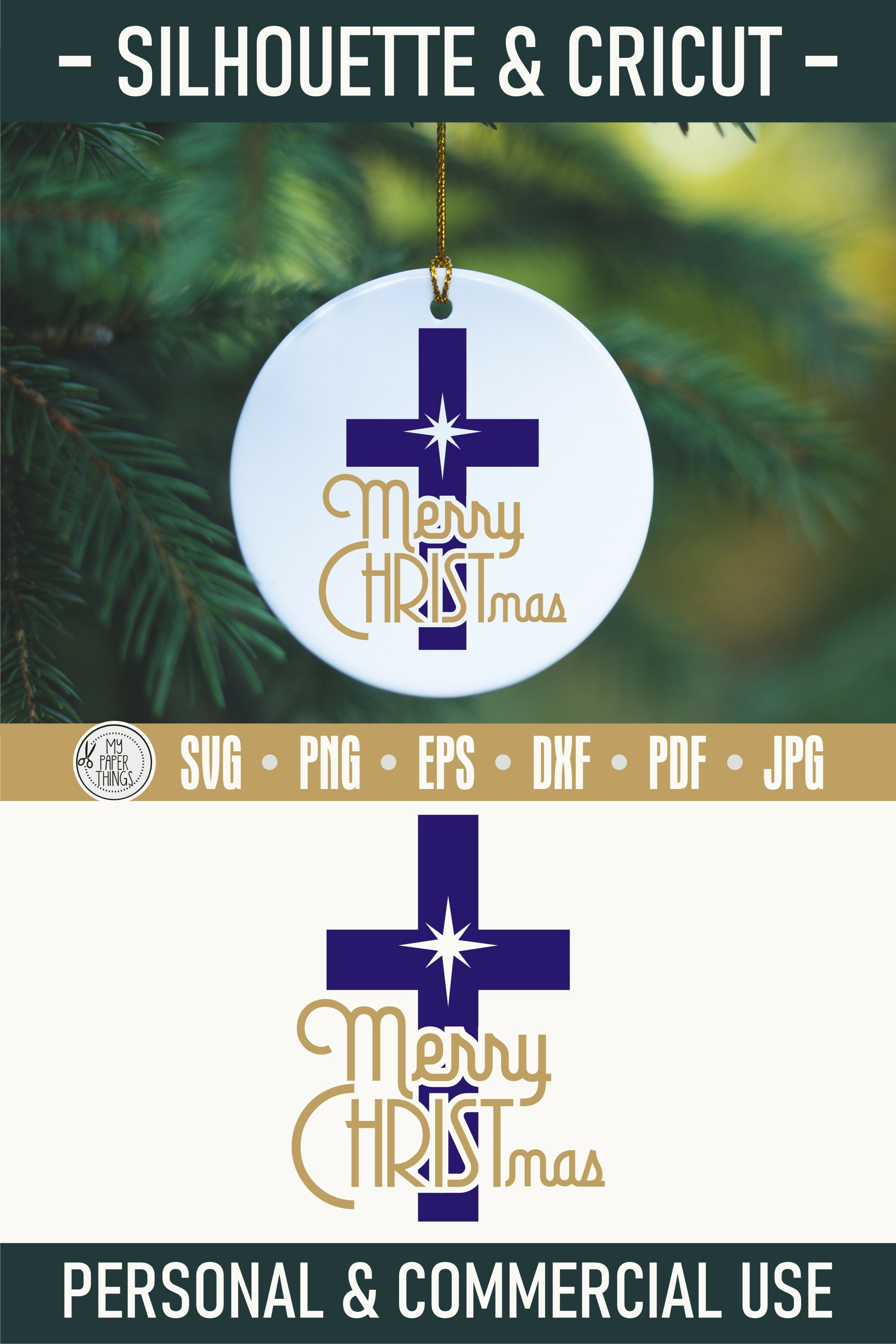 Christian Christmas SVG
