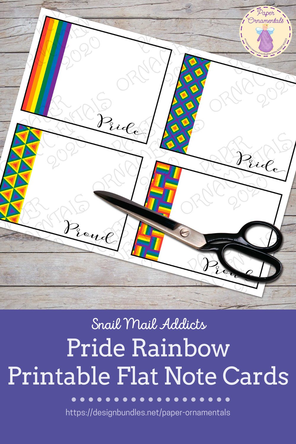 Flat Note Card, Post Card, Pride Cards