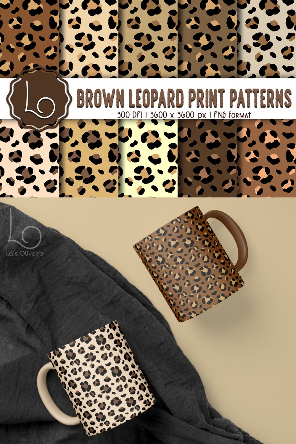 10 Brown Leopard Print Patterns