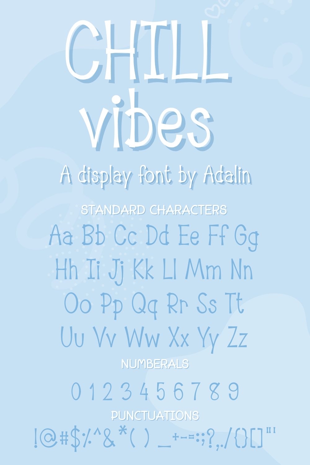 Chill Vibes - Sans Serif Font