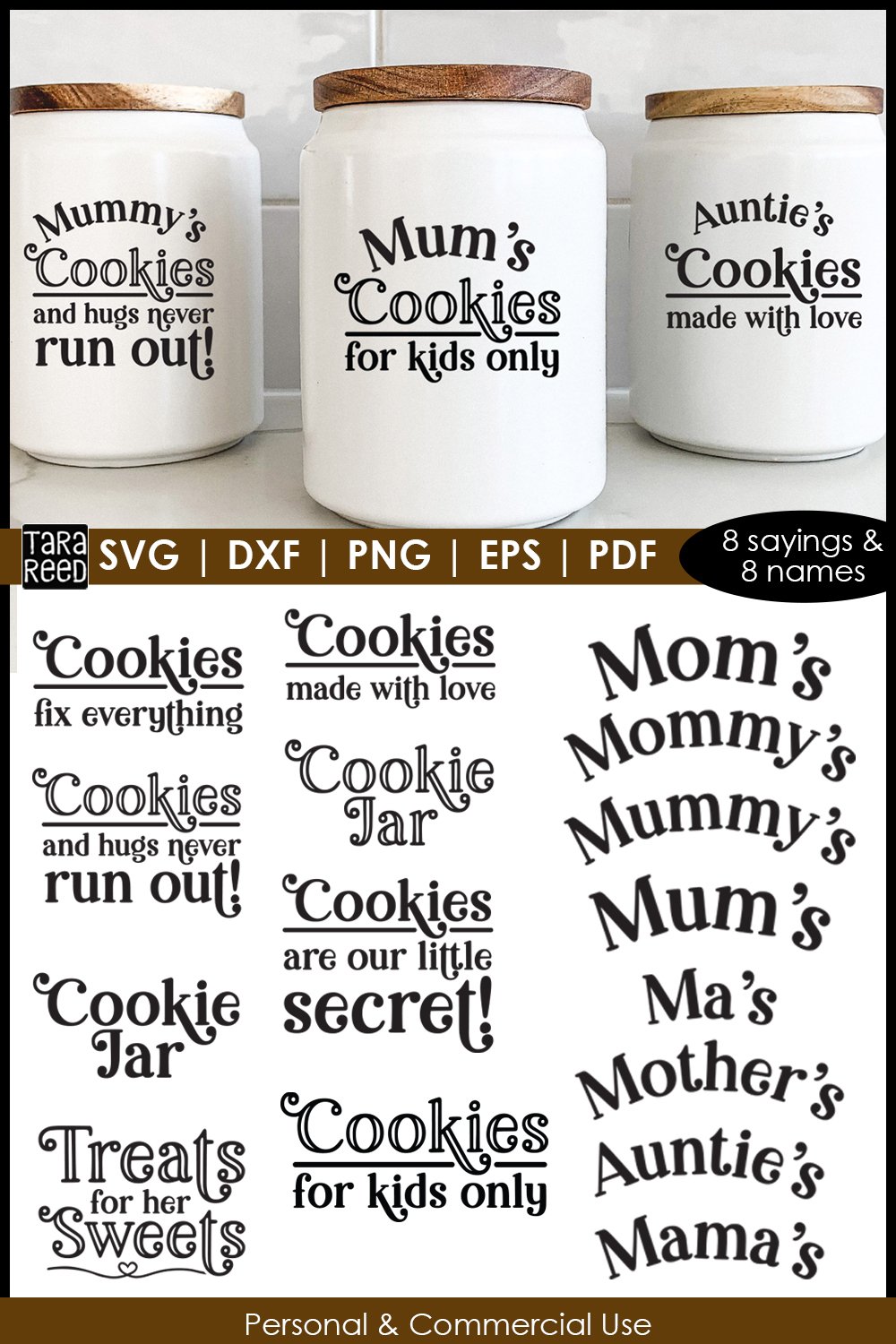 Cookie Jar Quotes for Crafters | Mother's Day Gift