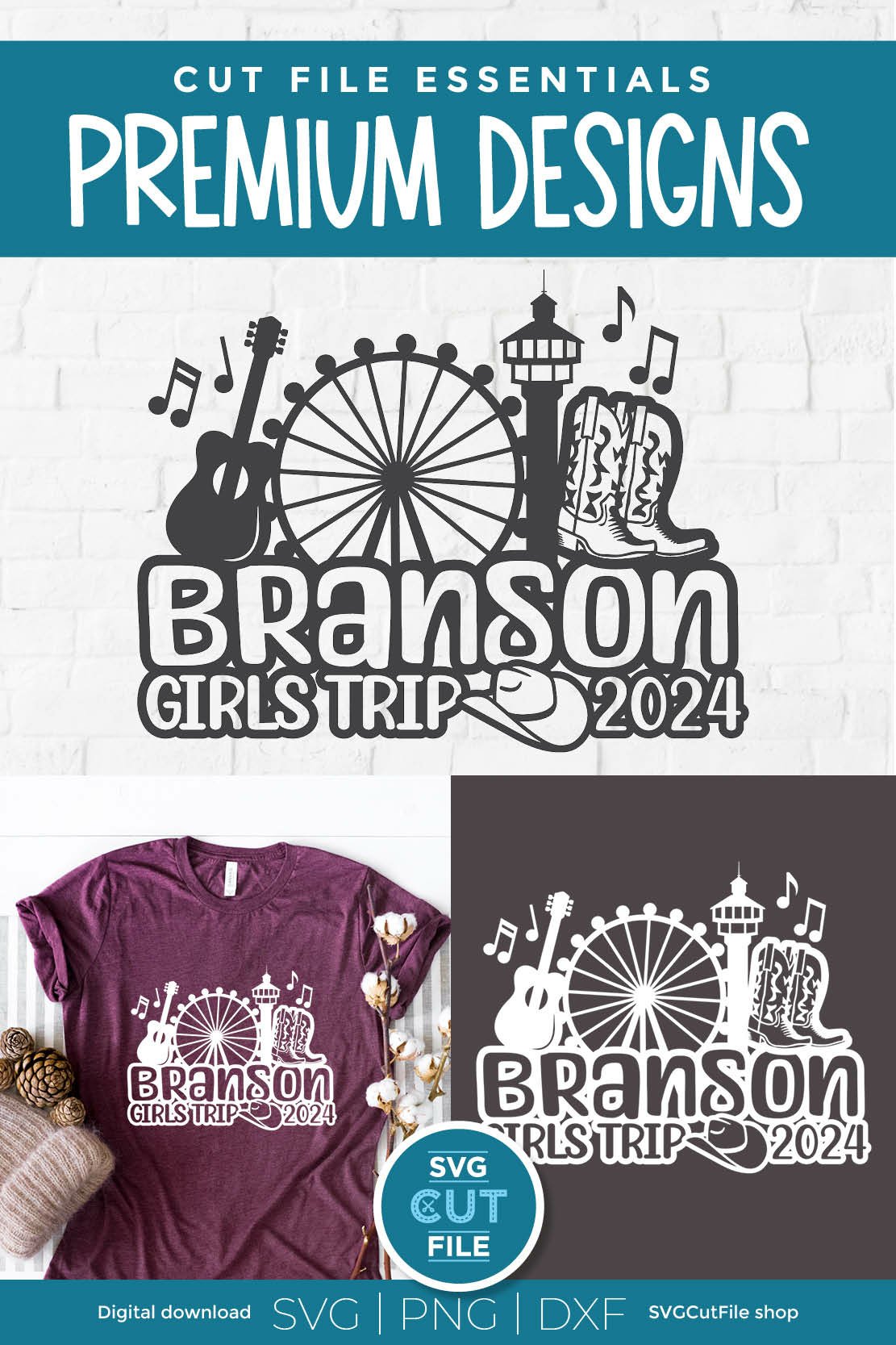 2024 Branson Girls trip svg - Branson MO Family vacation