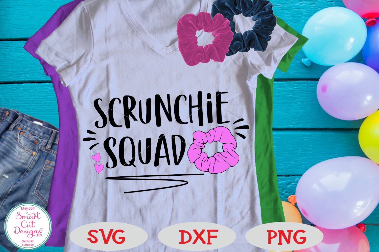 Scrunchie Squad SVG, 90's Girl SVG, And I Oop SVG, SKSK SVG