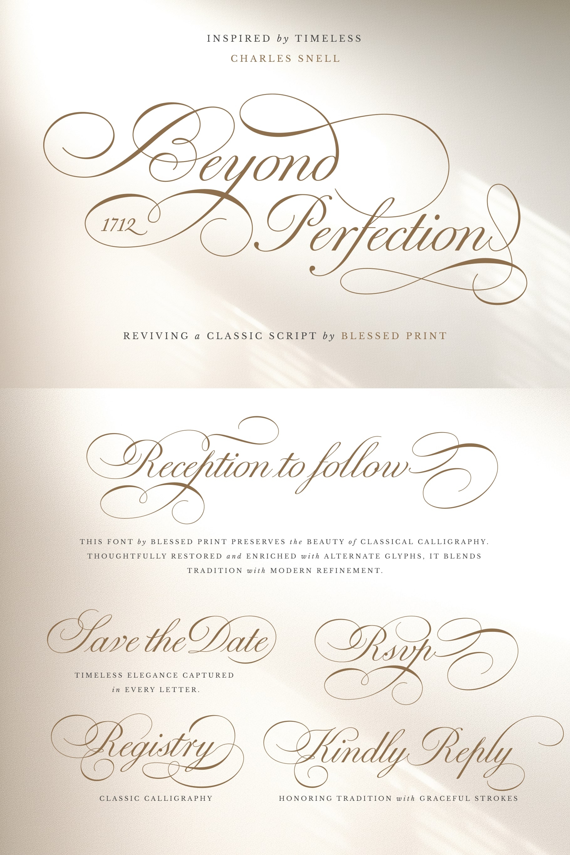 Beyond Perfection - classic script