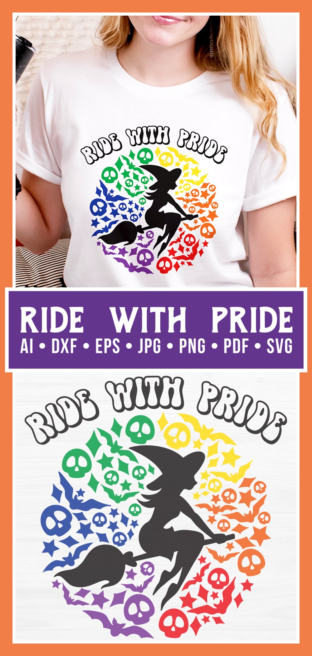Ride with pride SVG