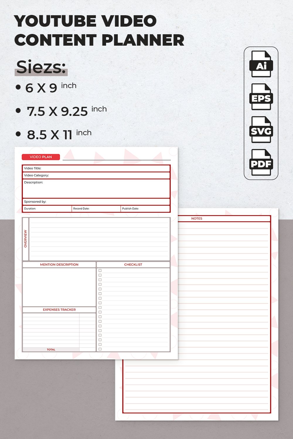 YouTube Video Content Planner (2184620)