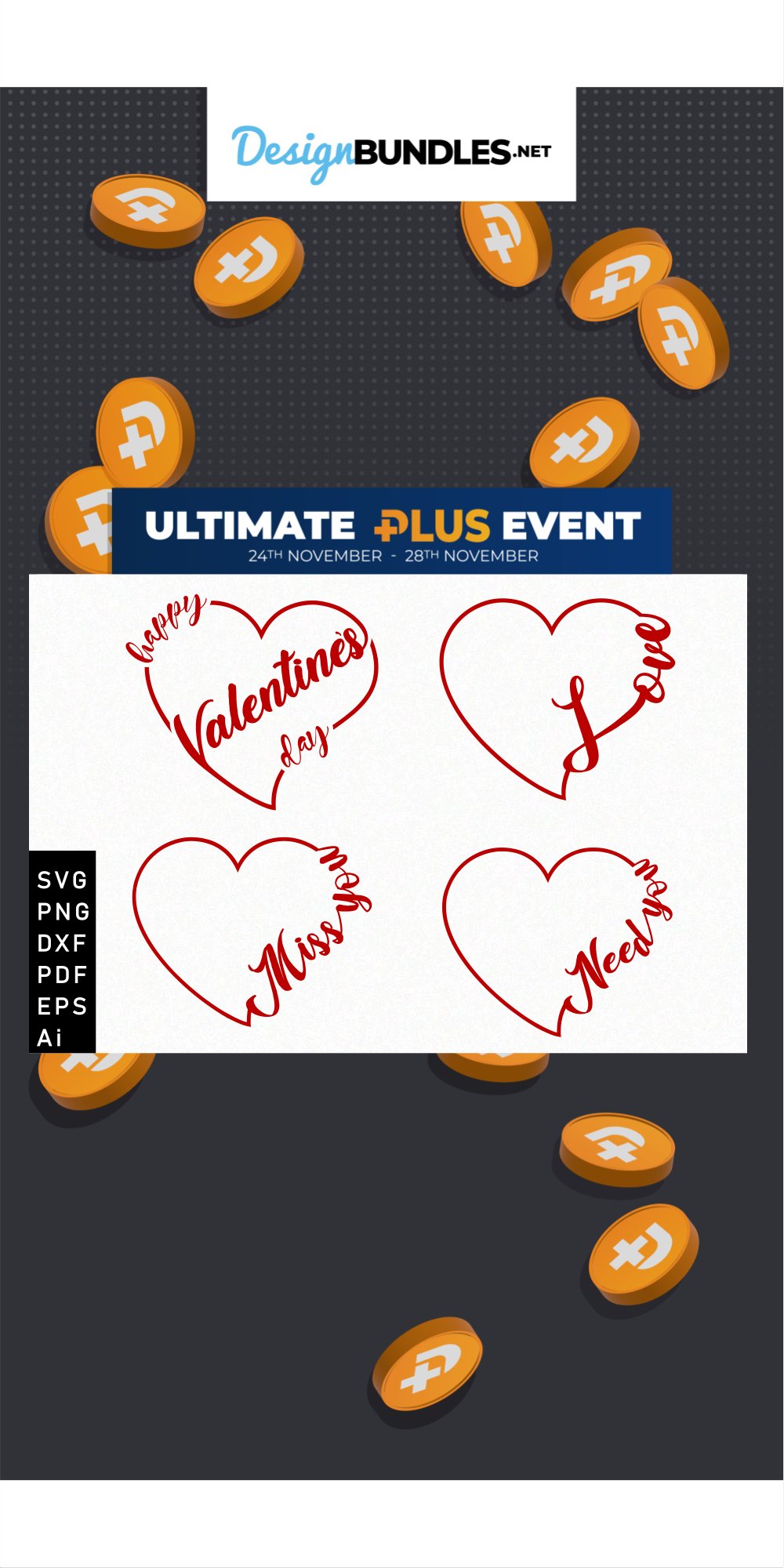 Heart SVG, Valentines Day SVG, Funny Valentine SVG Designs