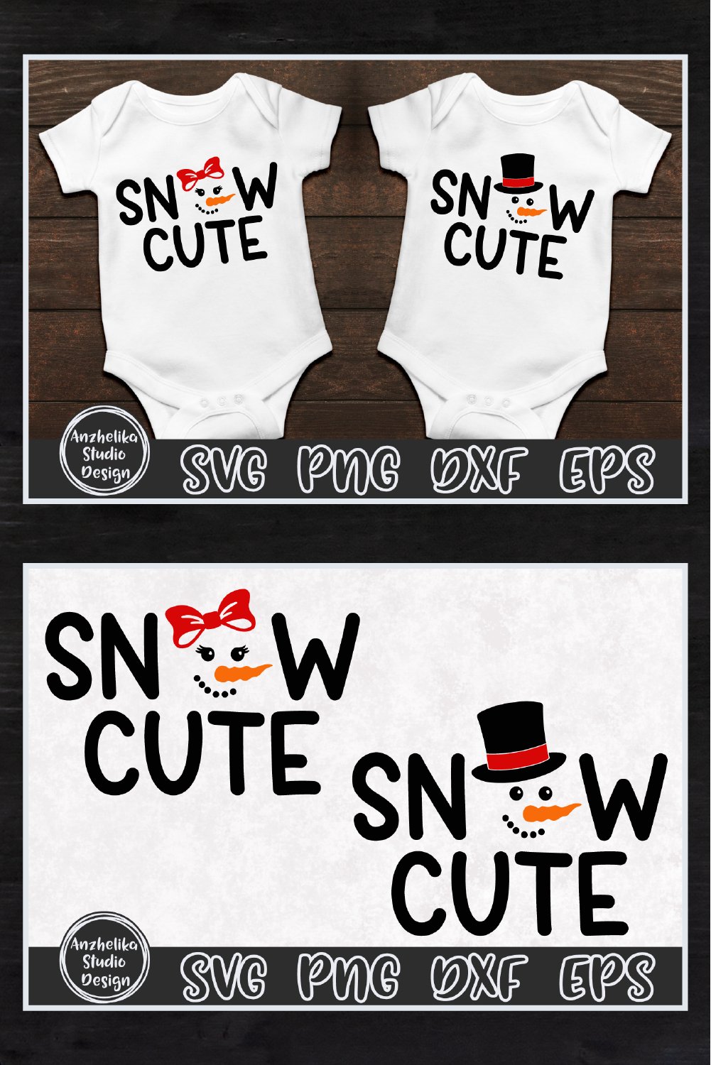 Snow Cute SVG | I'm Snow Cute SVG | Christmas Snowman Face