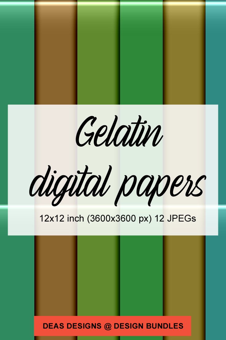 Gelatin digital papers