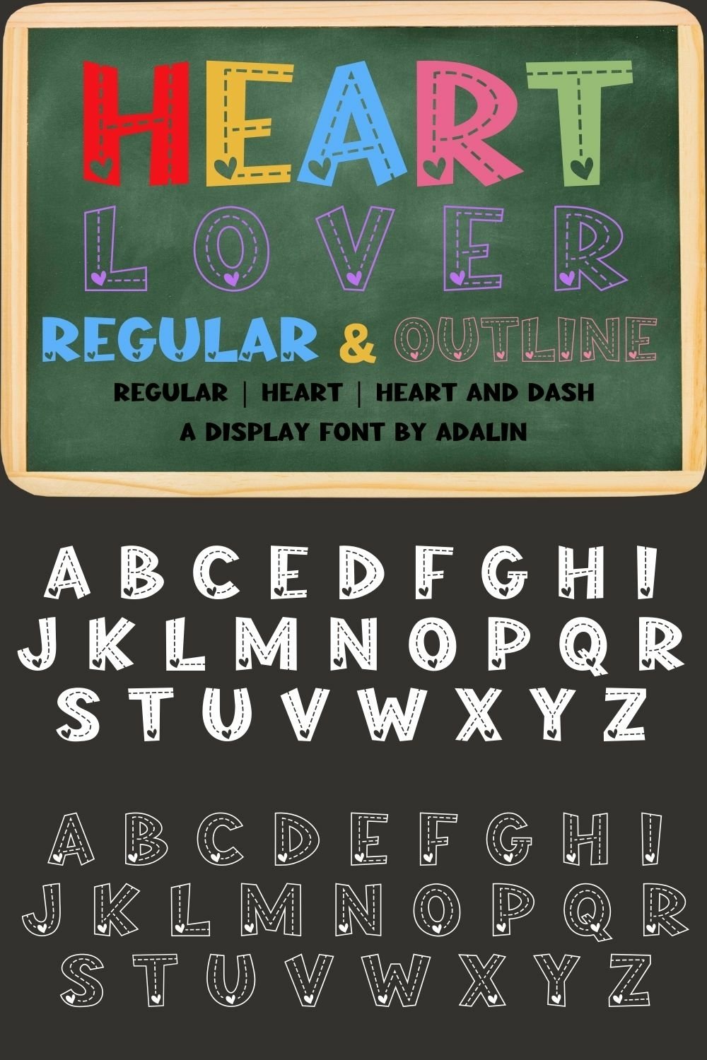Heart Lover - Display font