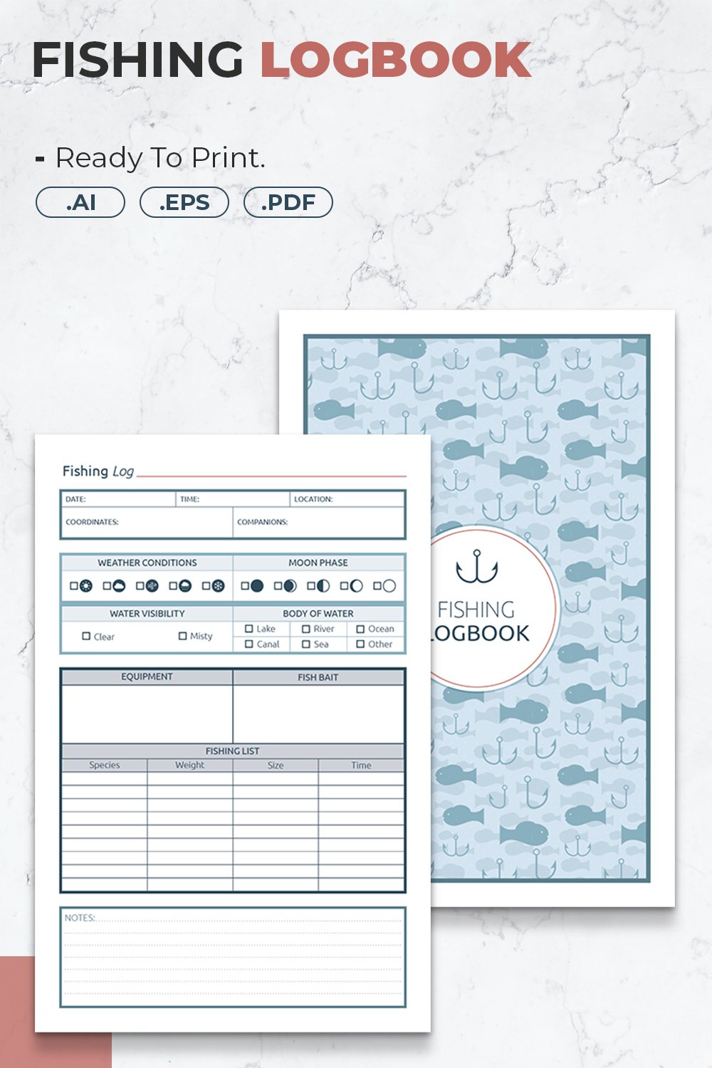 Fishing Logbook | Printable Template