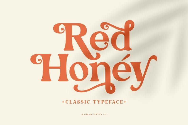 Red Honey - Retro Font