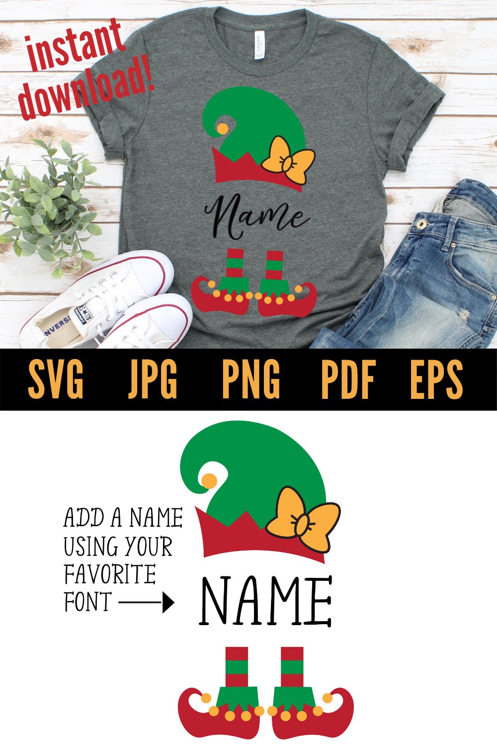 Christmas Girl Elf SVG (951195)