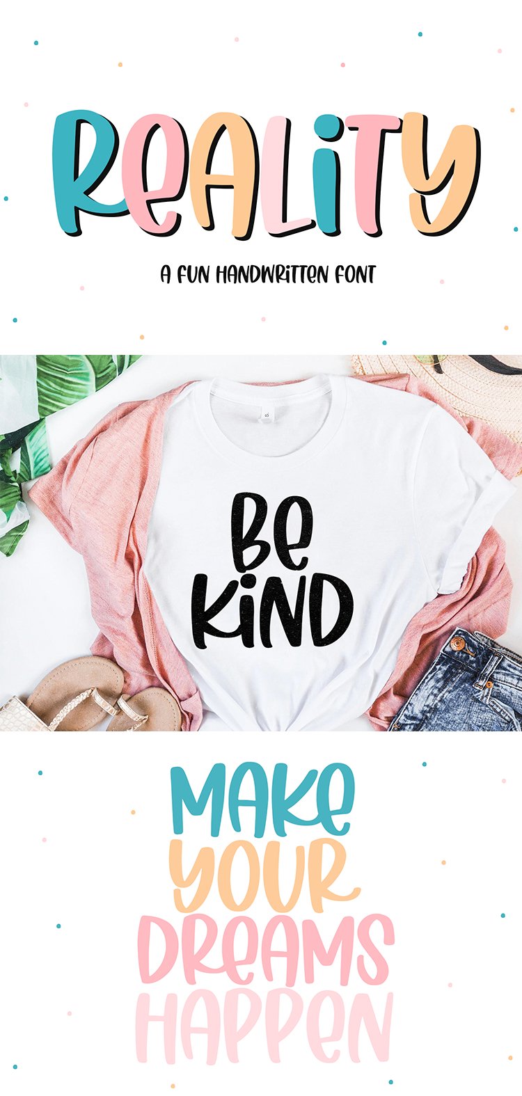 Reality - A Fun Handwritten Font