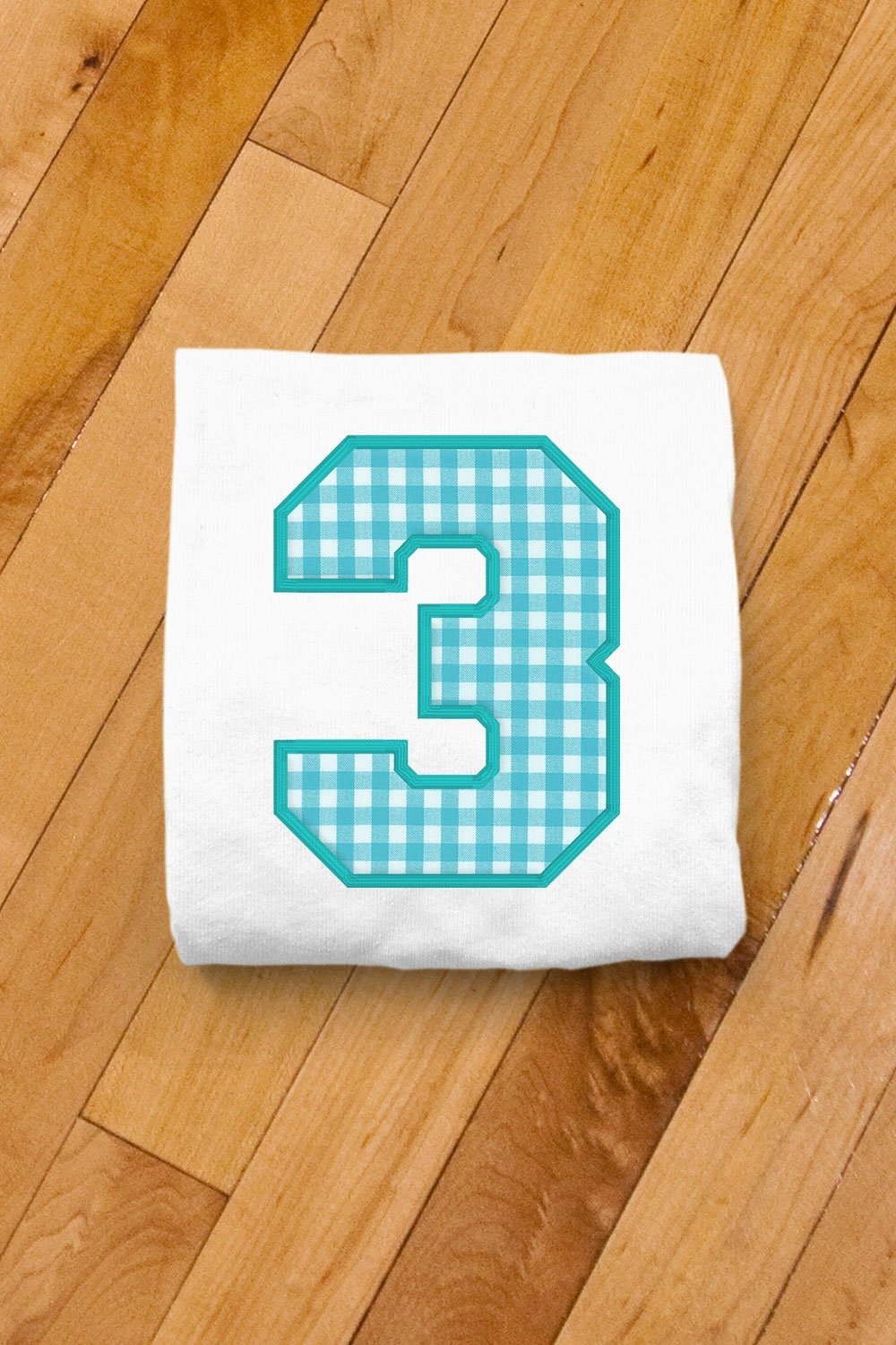 Varsity Number 3 Applique Embroidery File (3569088)