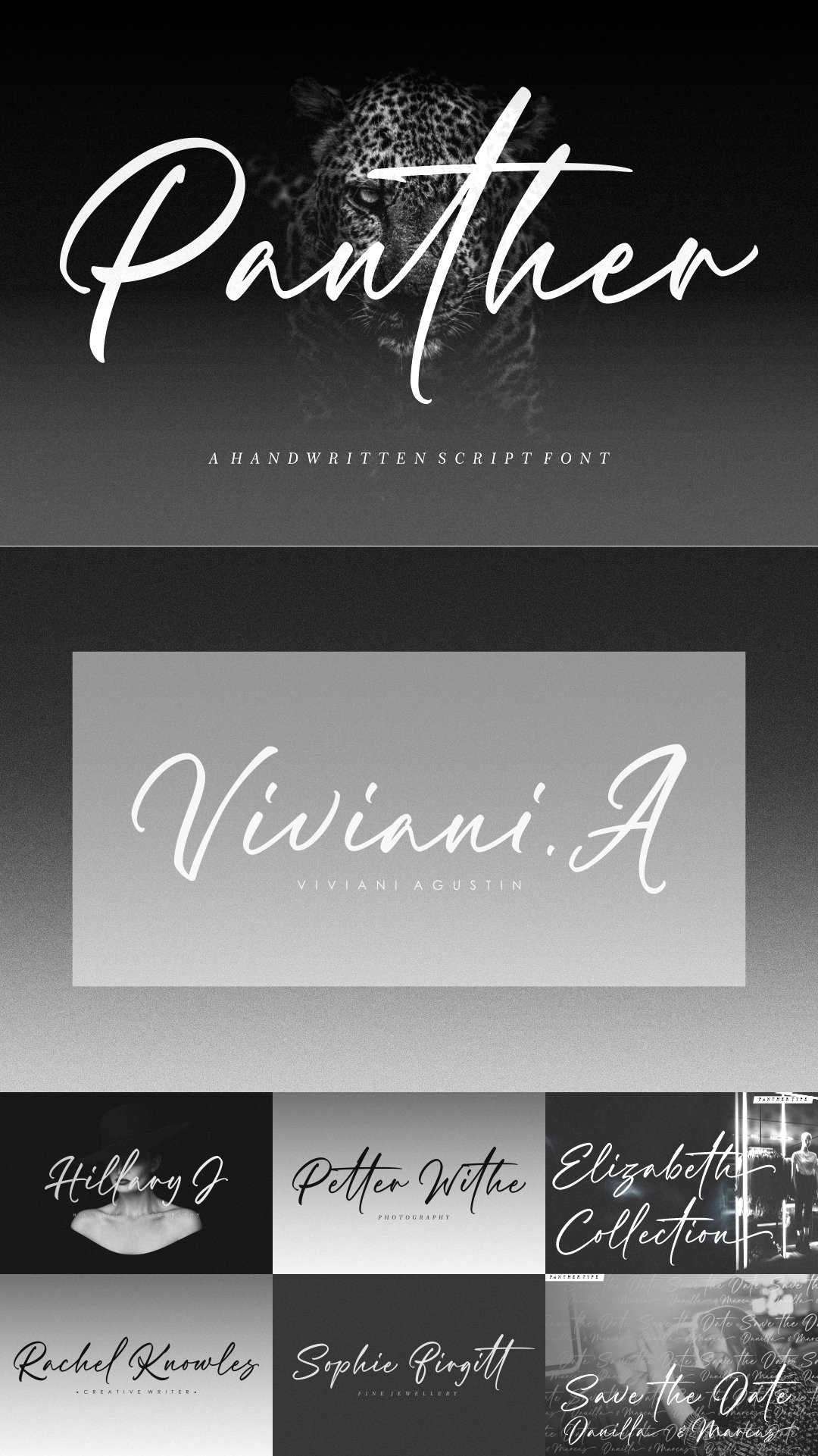 Panther Handwritten Font