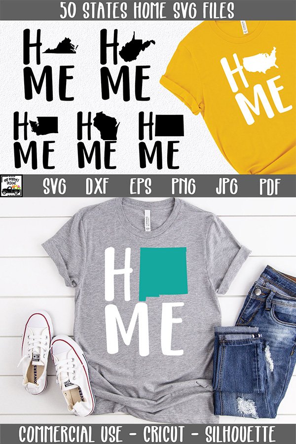 US States SVG Bundle - Home State SVG Files