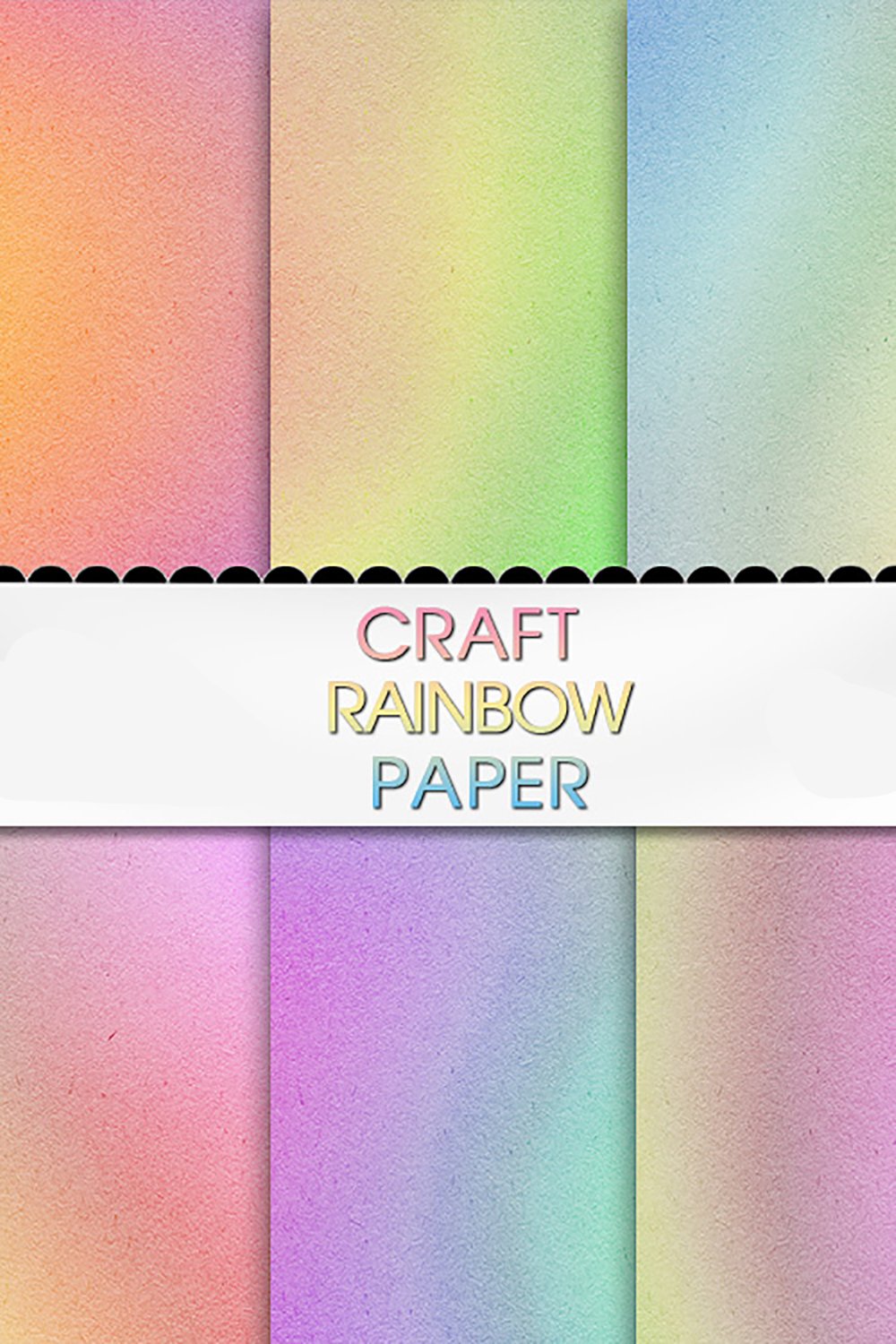 RAINBOW KRAFT PAPER digital background
