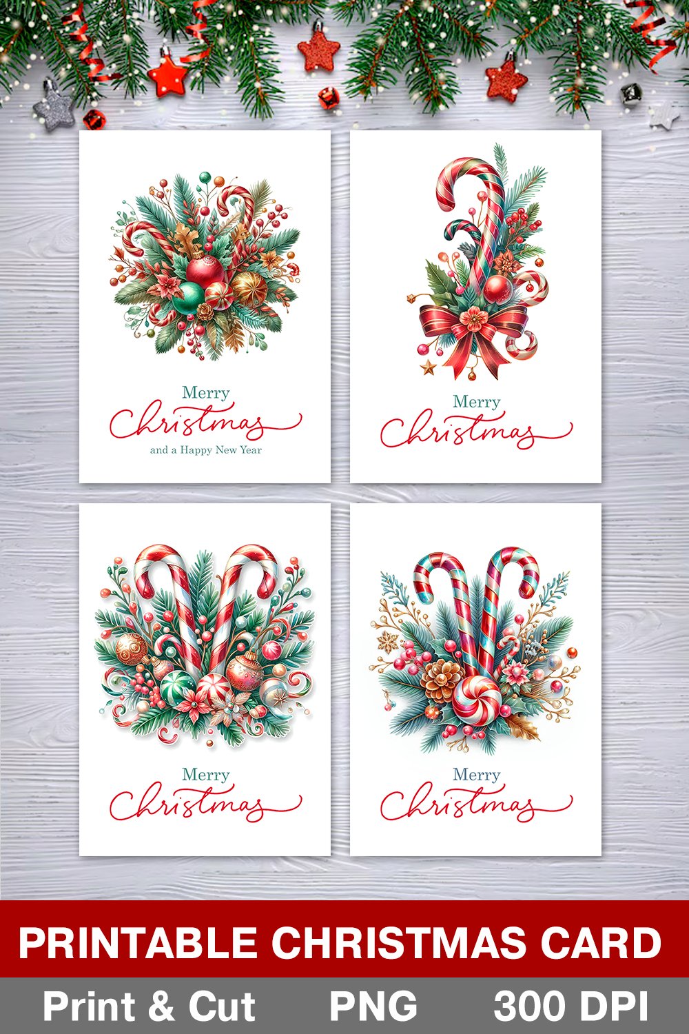Merry Christmas Card printable