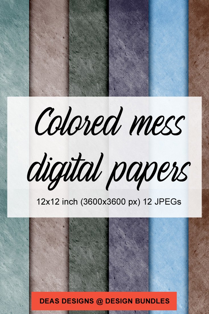 Colored mess papers