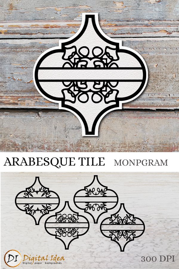 Arabesque Tile Monogram . Arabesque Tile.Monogram (1028600)