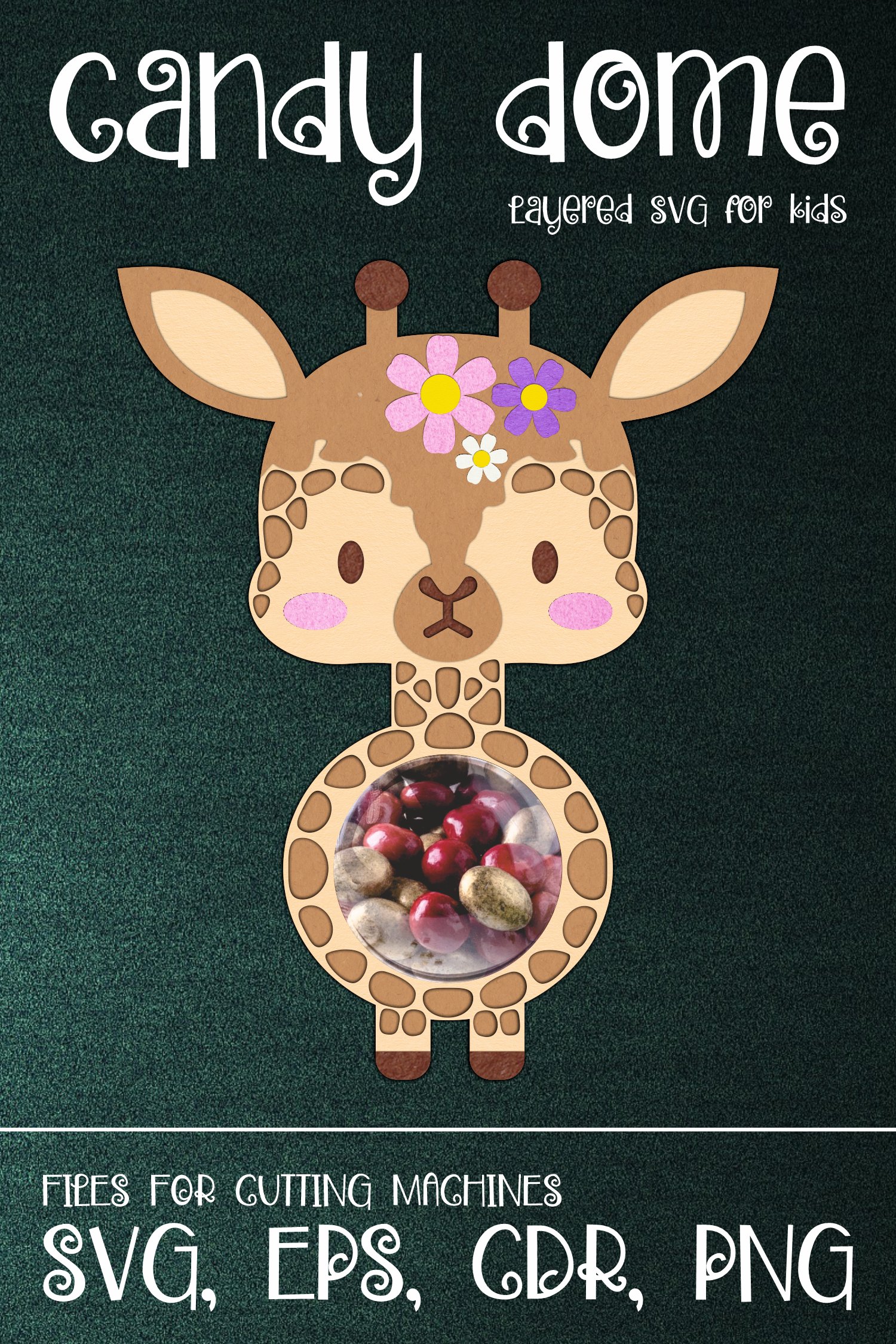 Baby Giraffe Candy Dome