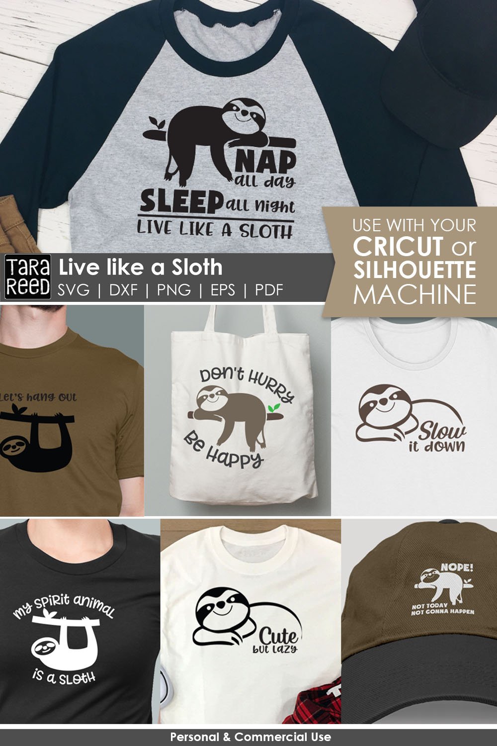 Live like a Sloth | Funny Lazy Signs