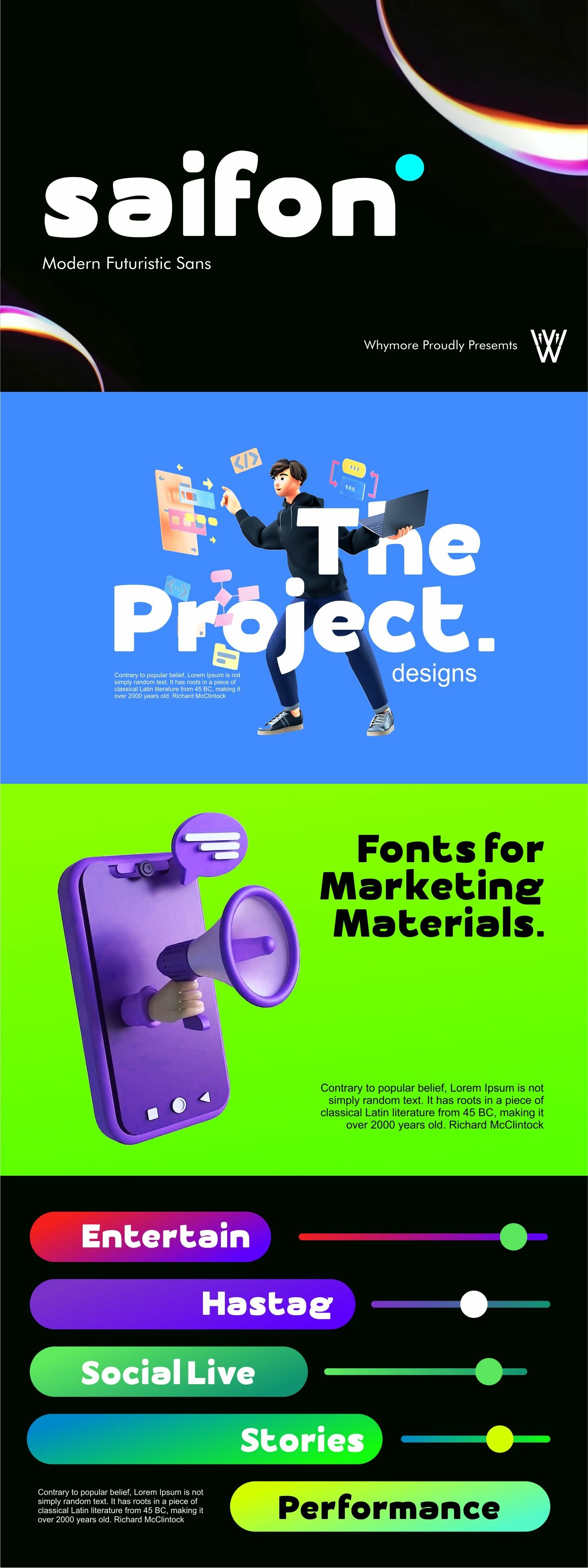Saifon Modern Versatile Futurisitic Sans Font
