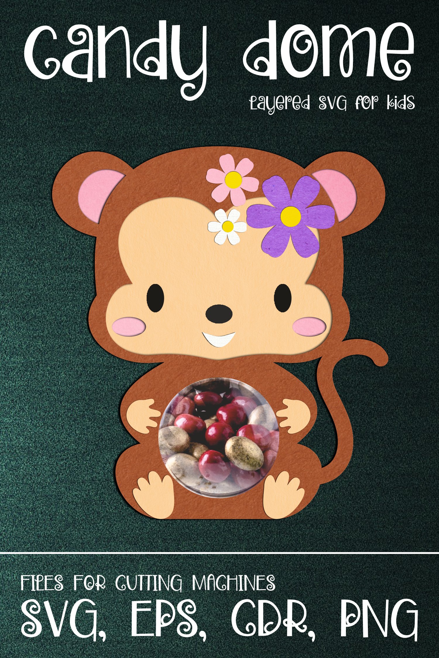 Baby Monkey Candy Dome